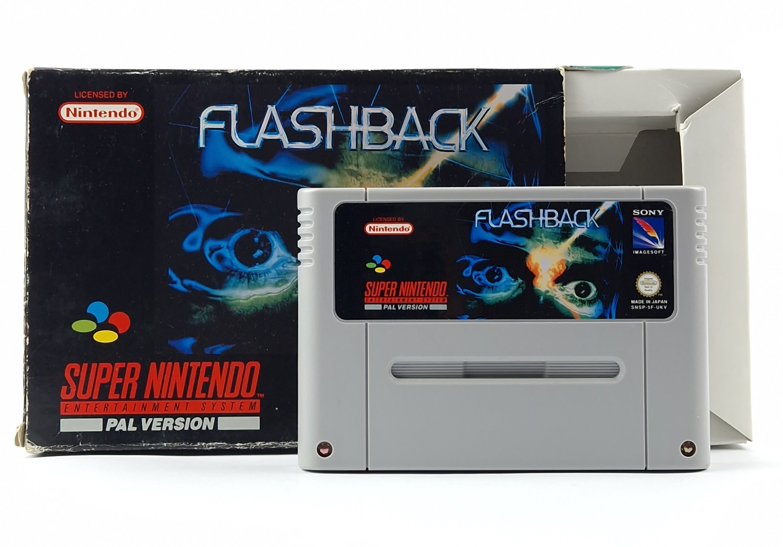 Super Nintendo Spiel : Flashback - Modul OVP ohne Anleitung / SNES PAL