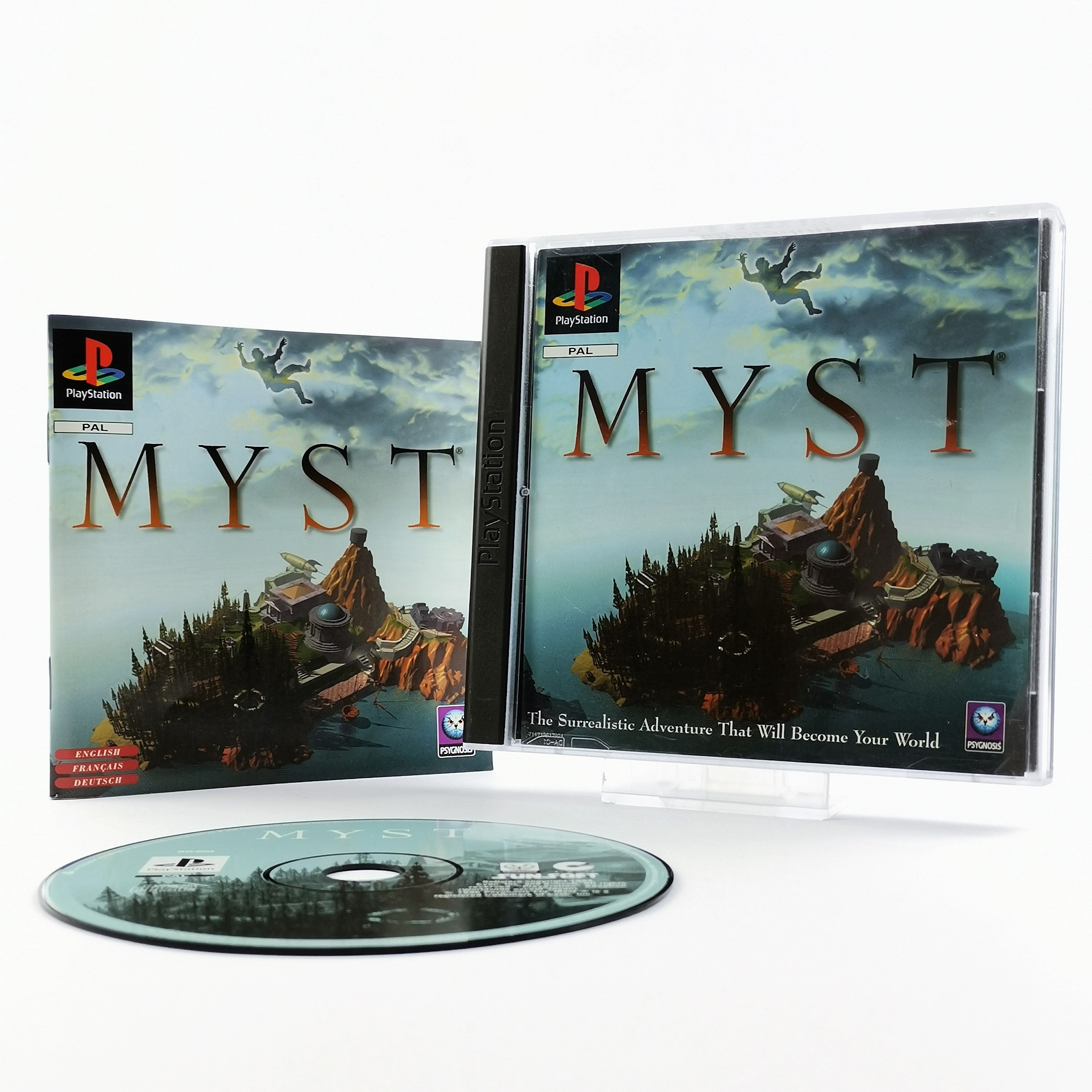Sony Playstation 1 Game: Myst - Original Packaging & Instructions