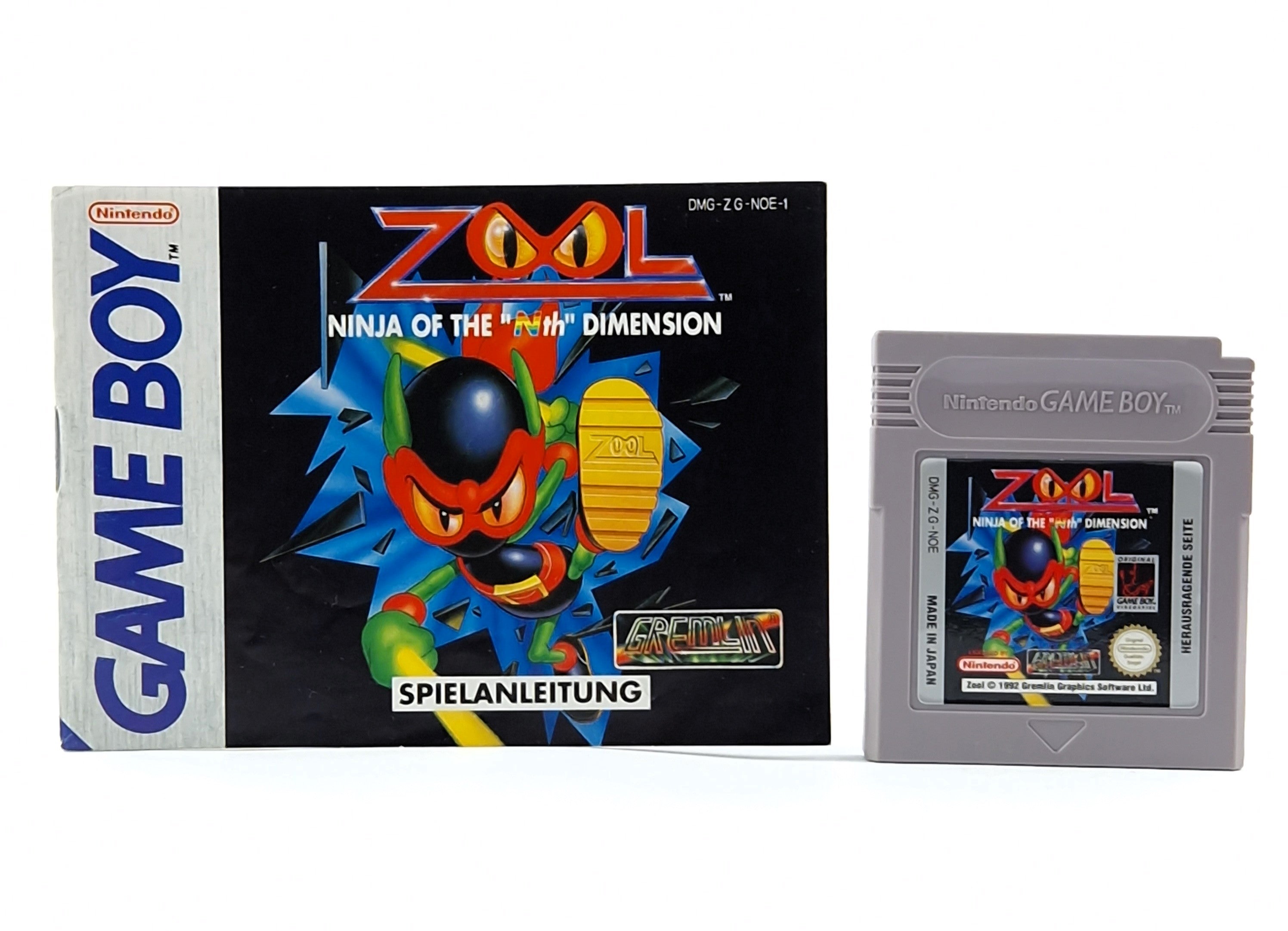 Nintendo Game Boy Classic Game: Zool Ninja of the Nth Dimension + Inst