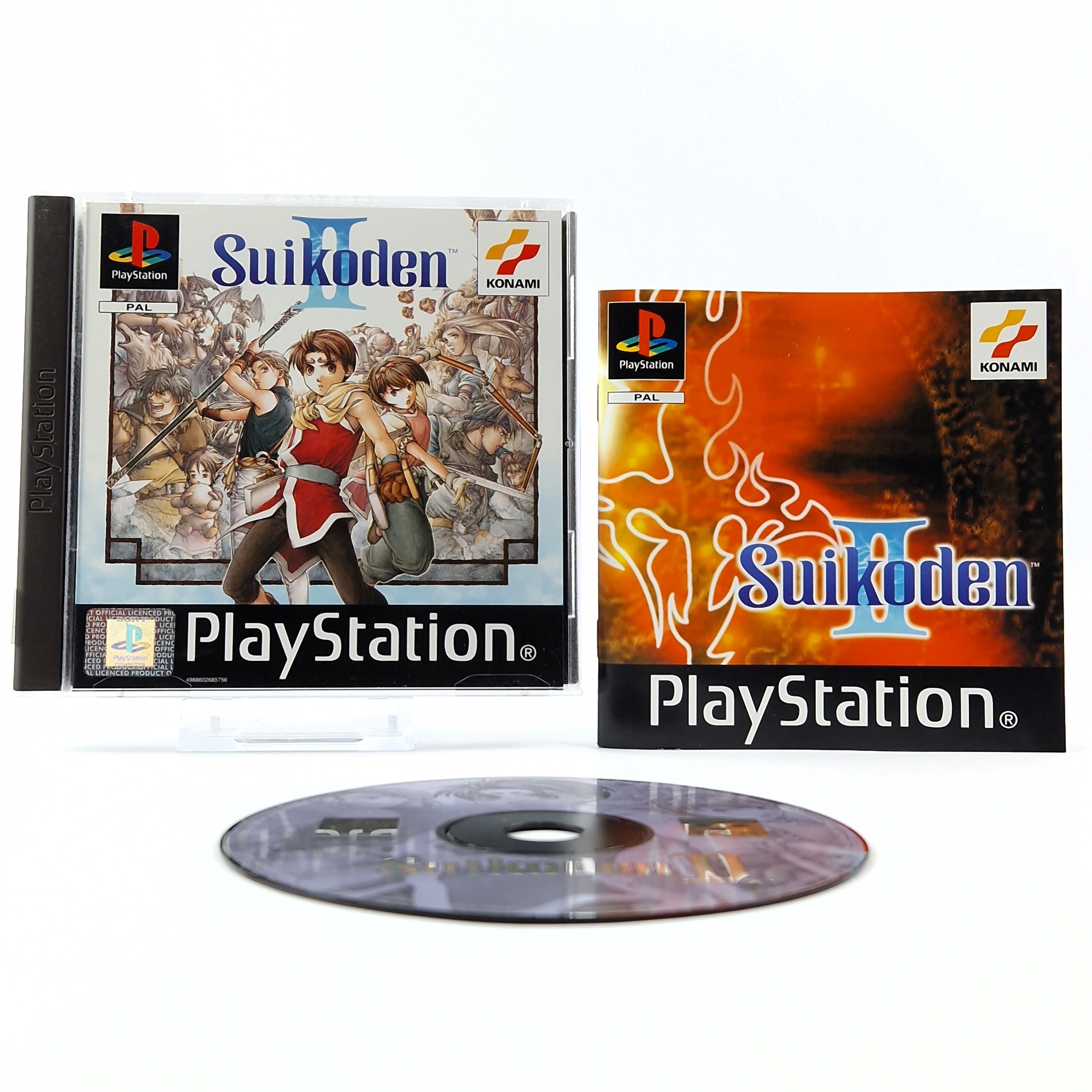 Playstation 1 game: Suikoden II - CD manual OVP | SONY PS1 PSX PAL Kon