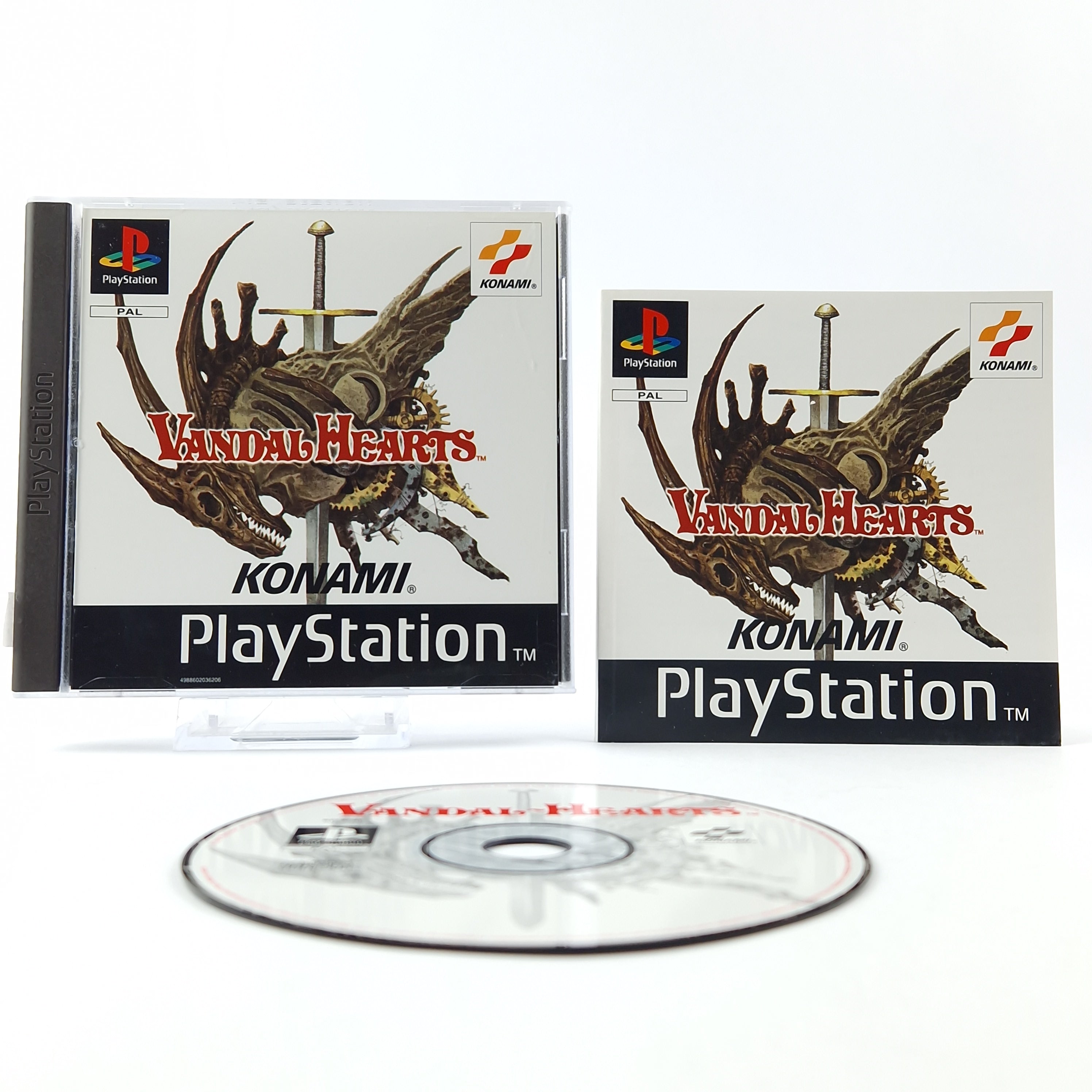 Playstation 1 game: Vandal Hearts - CD instructions OVP | PS1 PSX PSon