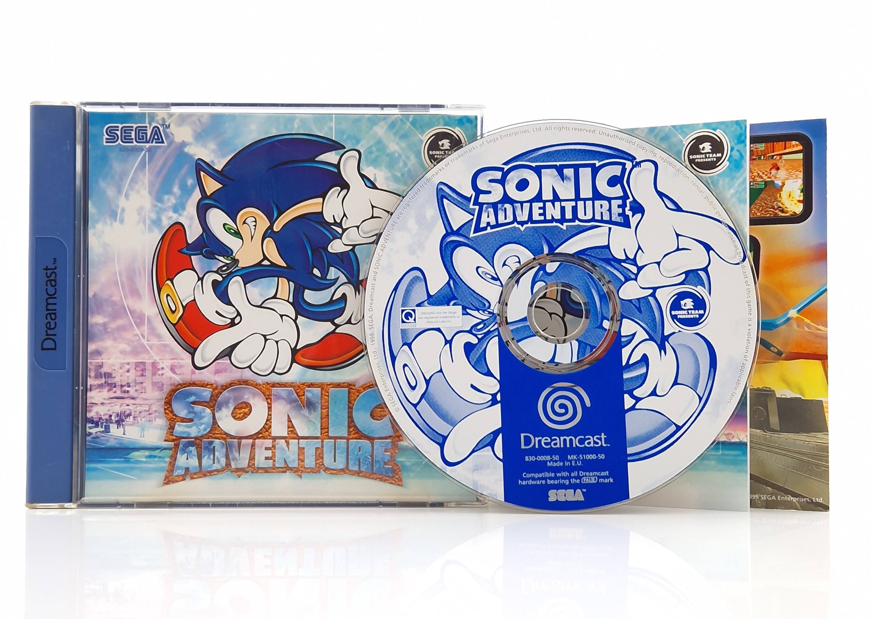 Sega Dreamcast Spiel : Sonic Adventure - CD OVP Anleitung | PAL