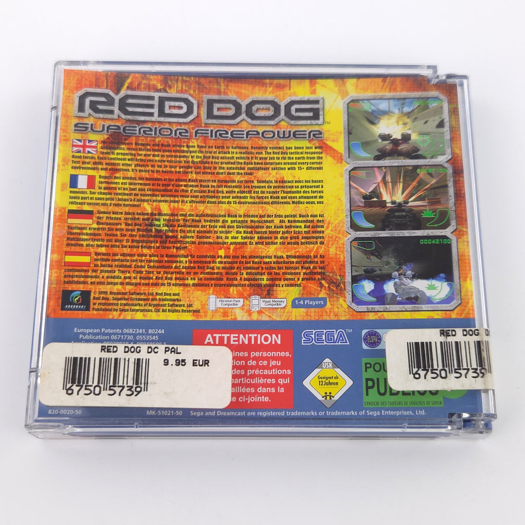 Sega Dreamcast Spiel – Red Dog Superior Firepower PAL