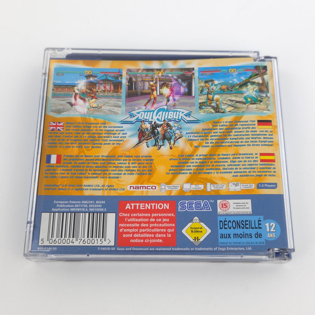 Sega Dreamcast Spiel – SoulCalibur (PAL OVP)