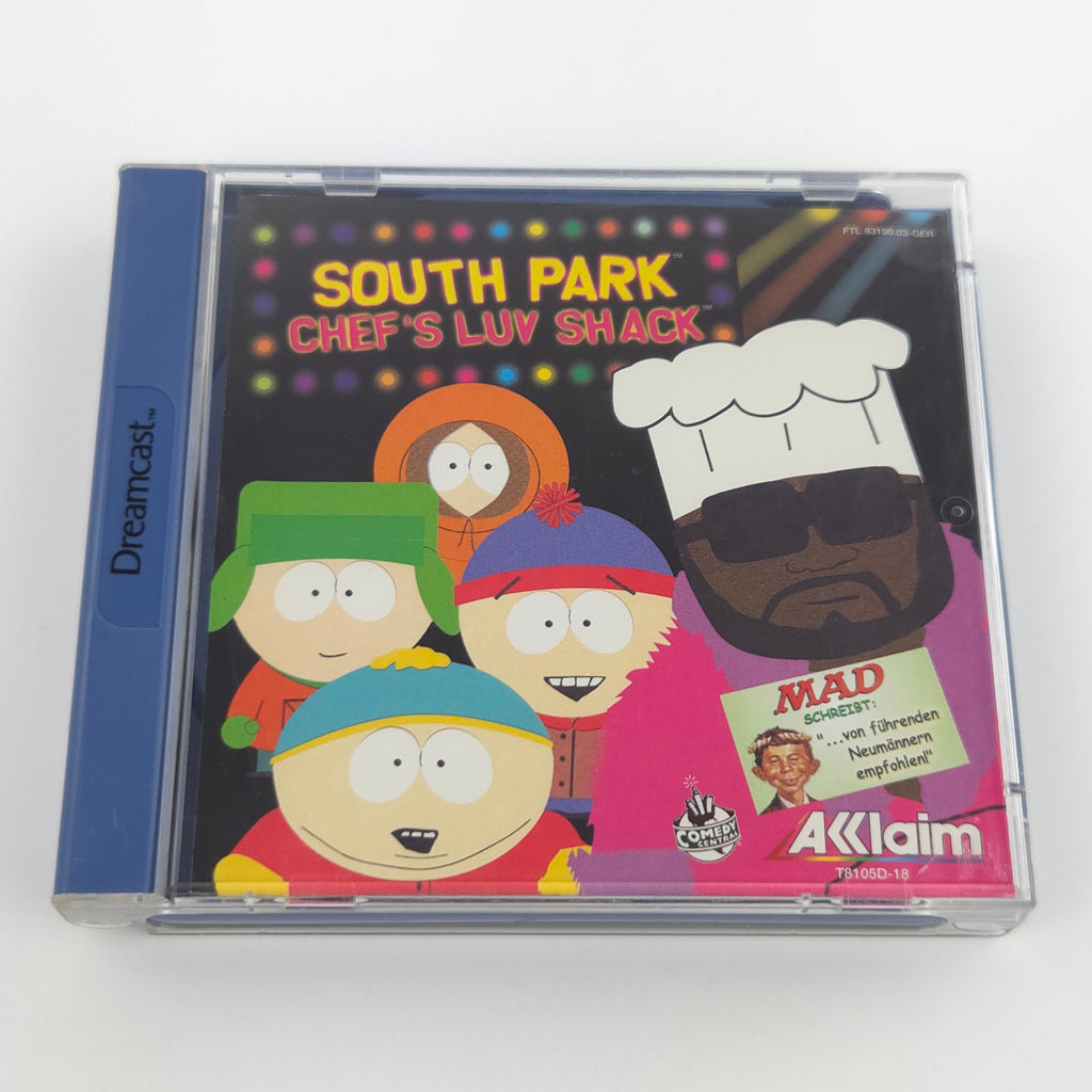 Sega Dreamcast Spiel – South Park Chefs Luv Shack PAL