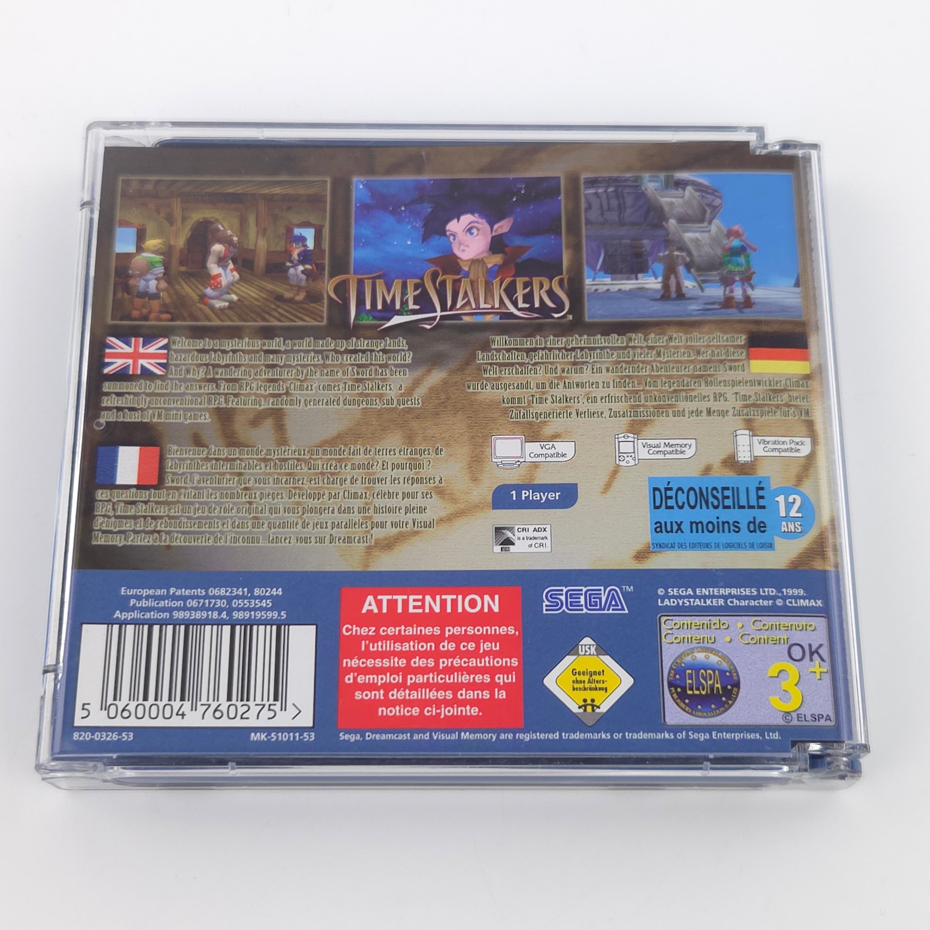 Sega Dreamcast Spiel – Time Stalkers (PAL OVP)