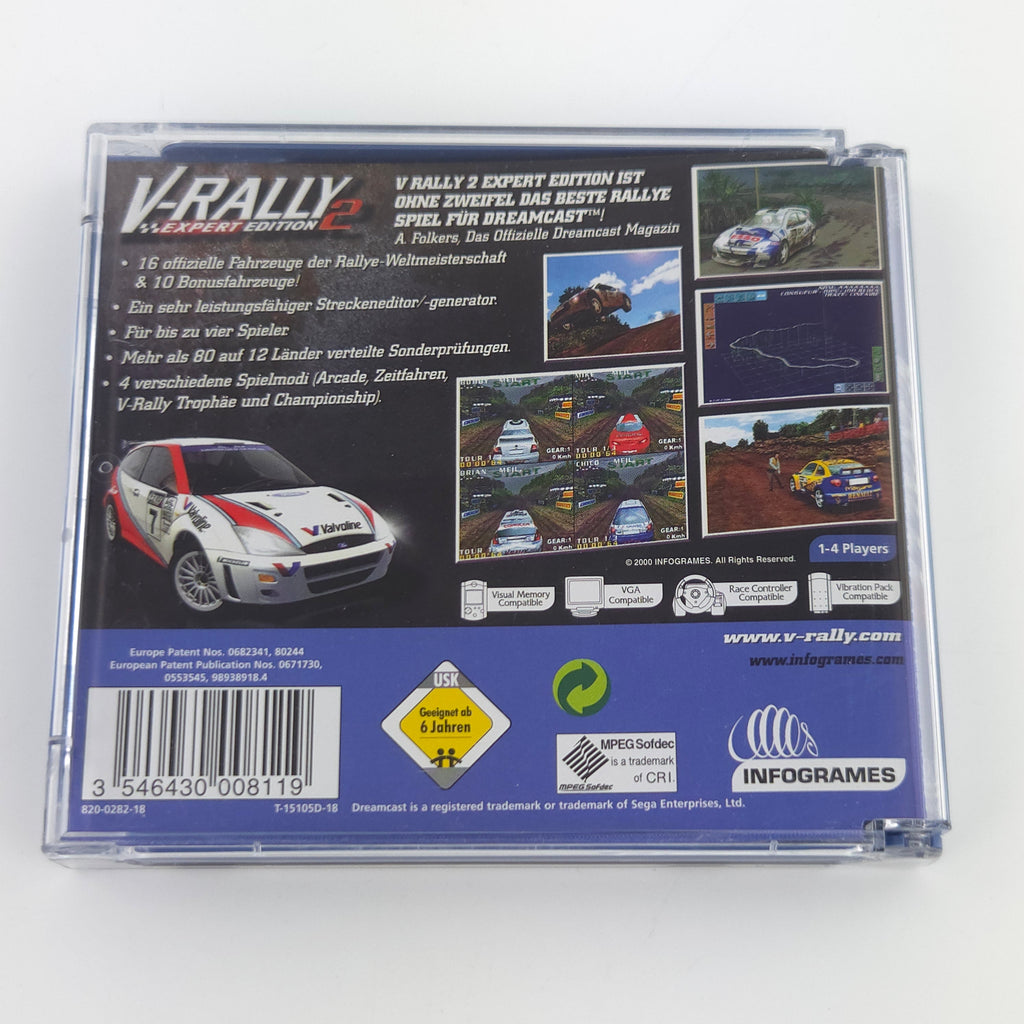 Sega Dreamcast Spiel – V-Rally 2 Expert Edition (PAL)