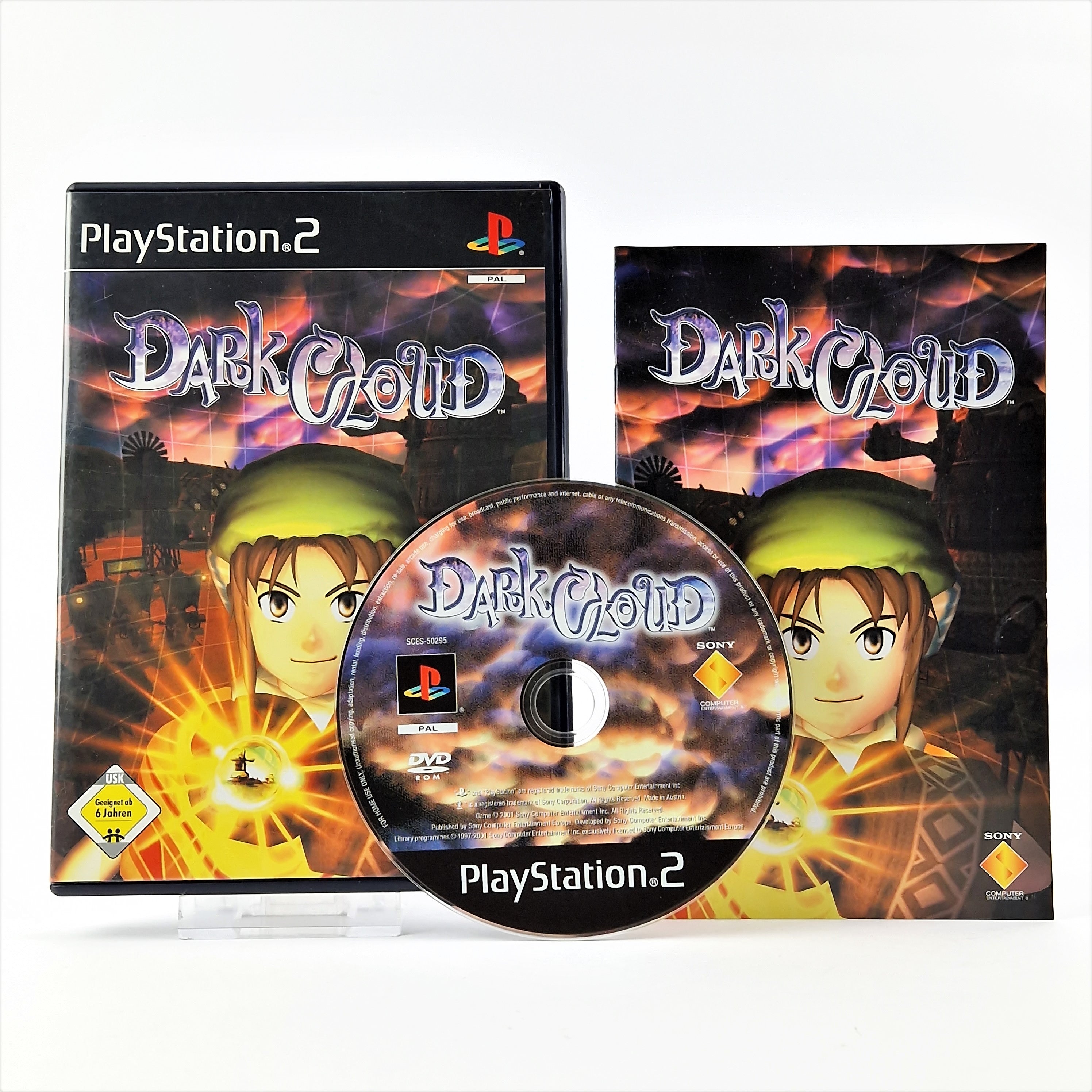 Sony Playstation 2 Spiel : Dark Cloud - OVP Anleitung PAL | PS2 Game