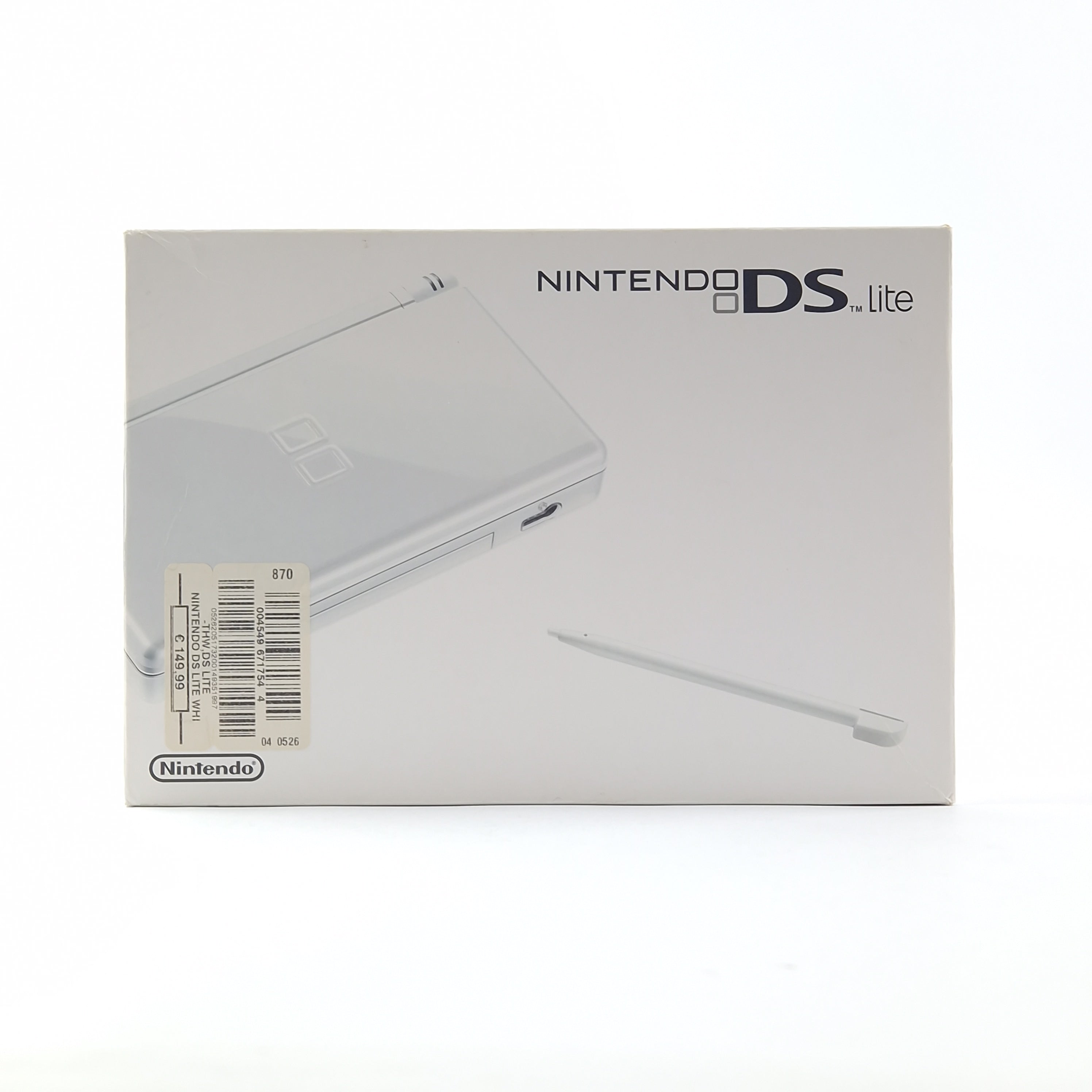 Nintendo DS Lite - Gameboy Handheld in Weiss OVP - PAL Console