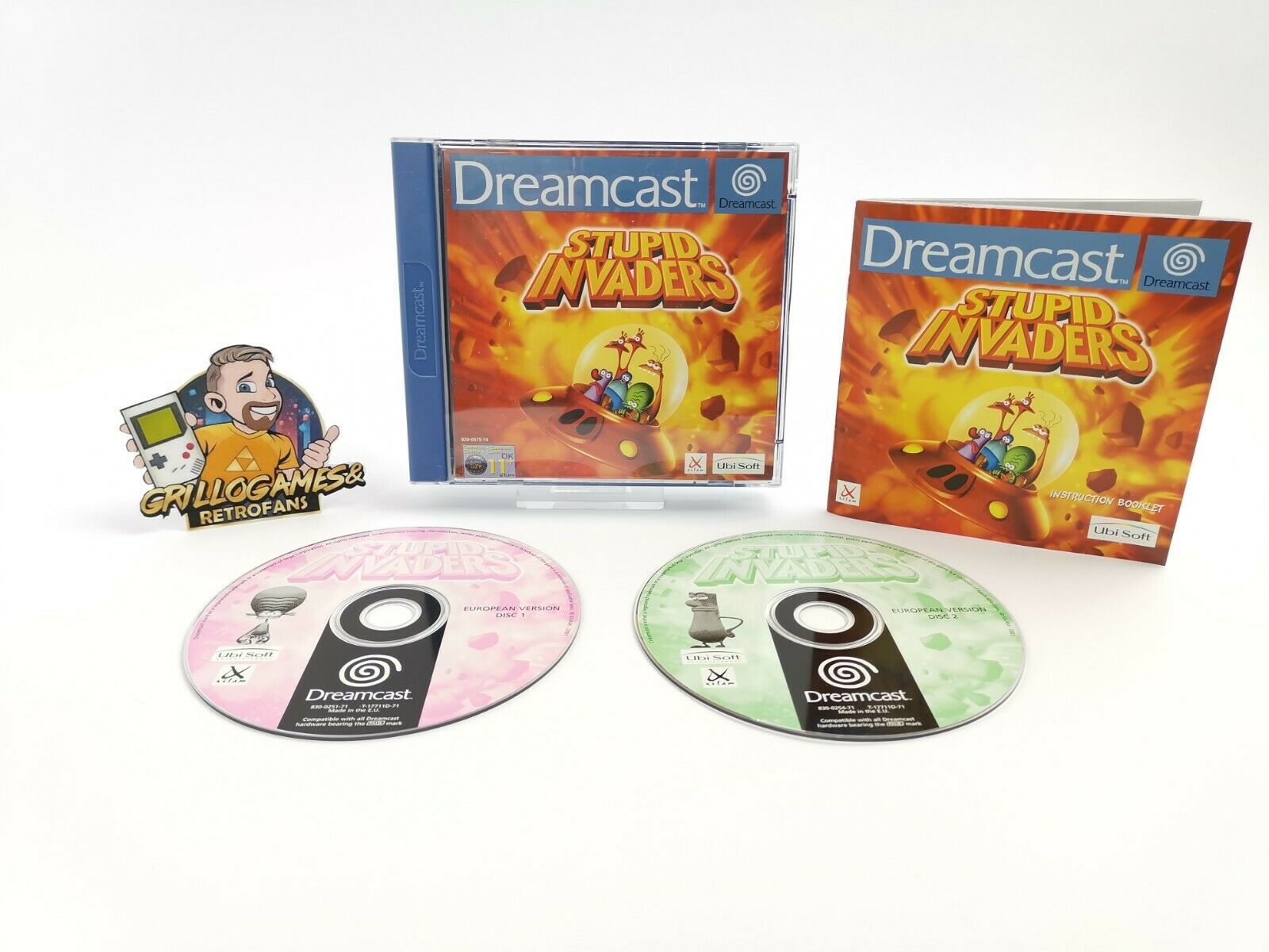 Sega Dreamcast Spiel " Stupid Invaders " DC | Pal | Ovp
