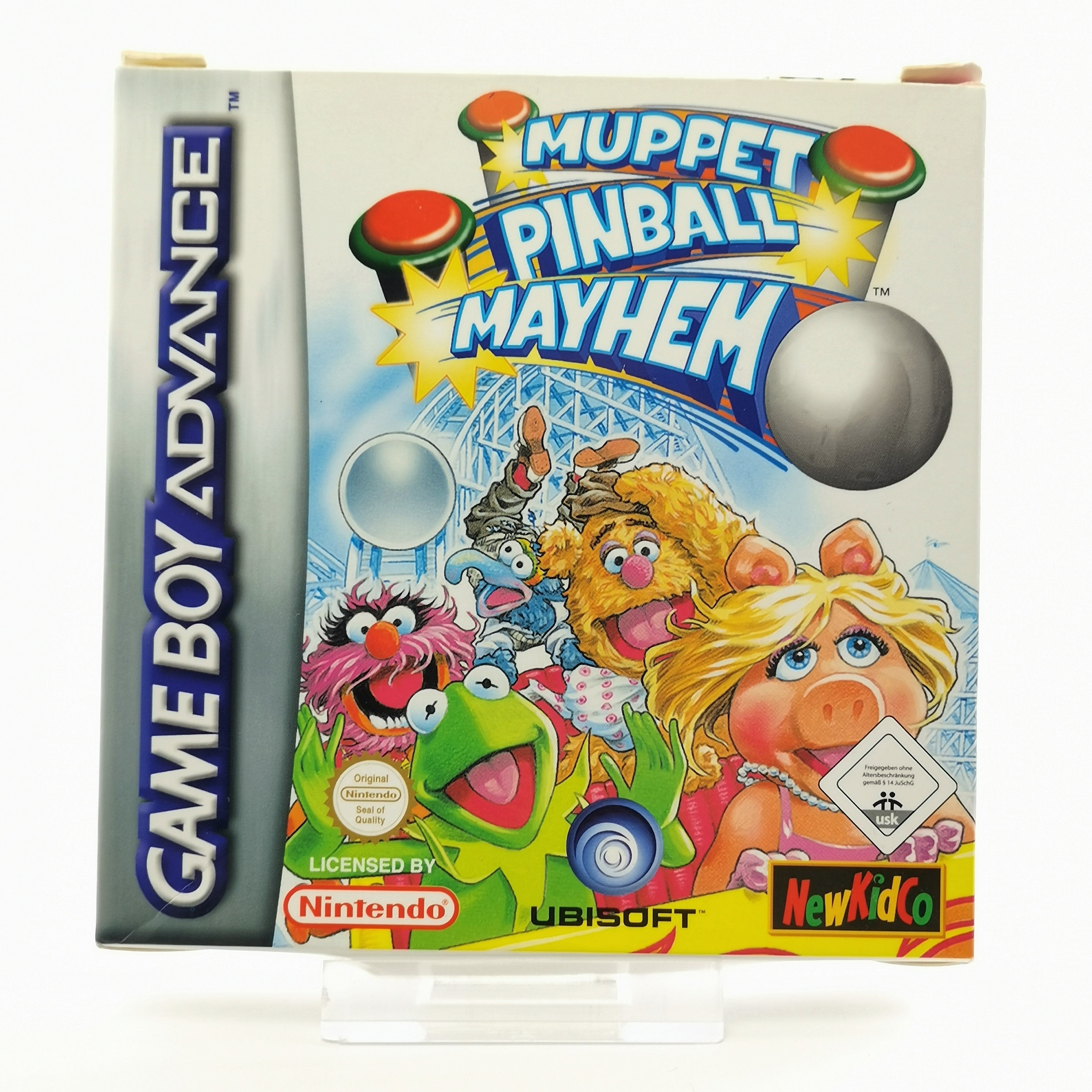 Nintendo Game Boy Advance Spiel : Muppet Pinball Mayhem - OVP & Anleit