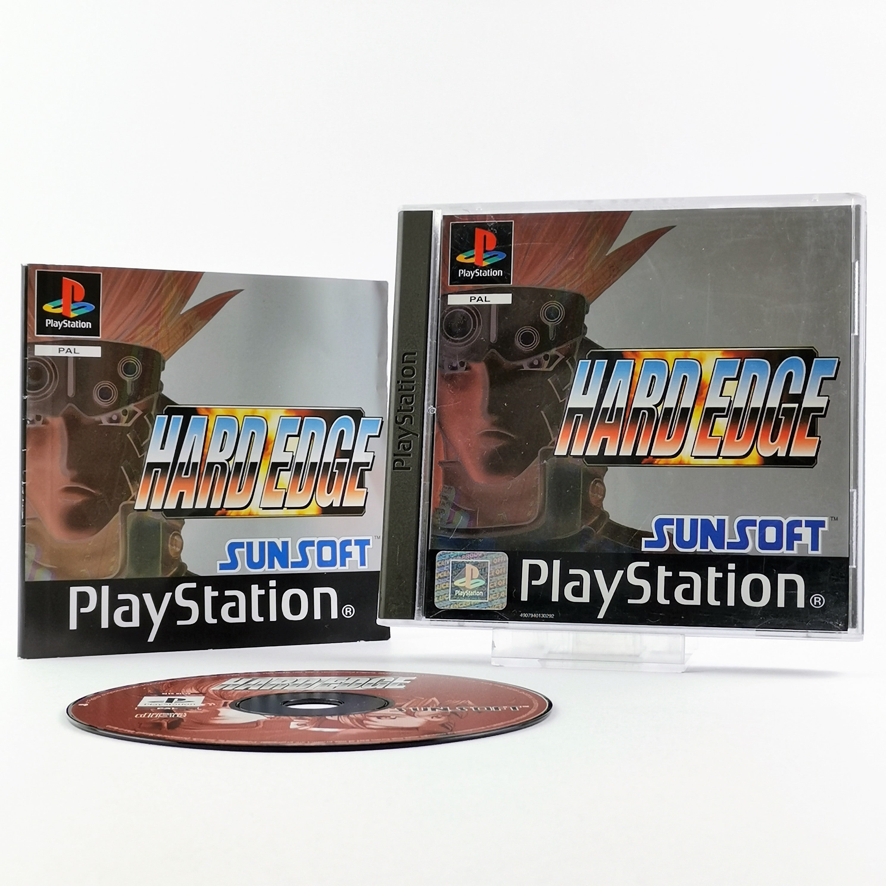 Sony Playstation 1 Game: Hard Edge - OVP & Instructions PAL | PS1