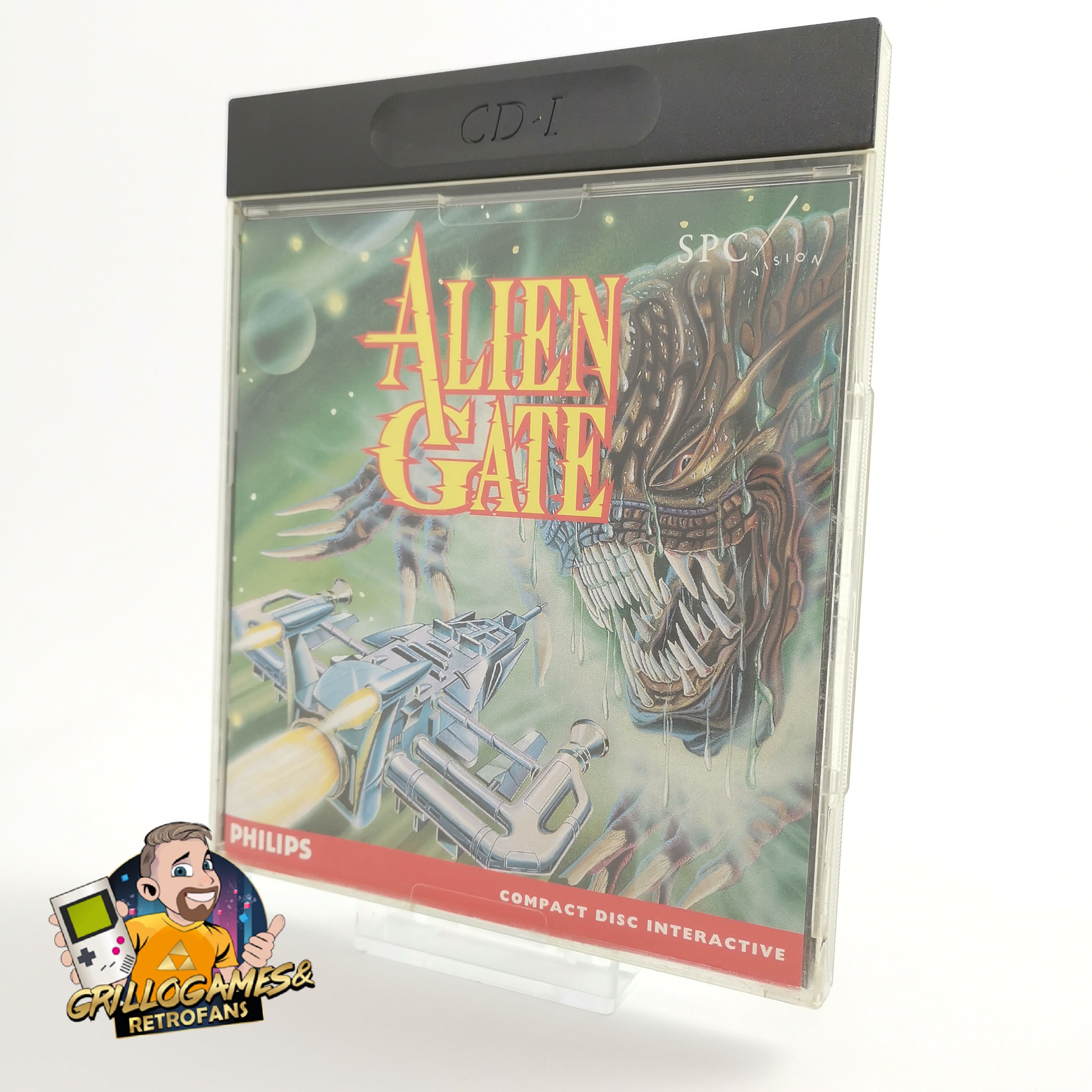 Philips CD-I Spiel " Alien Gate " CDi Compact Disc Interactive System
